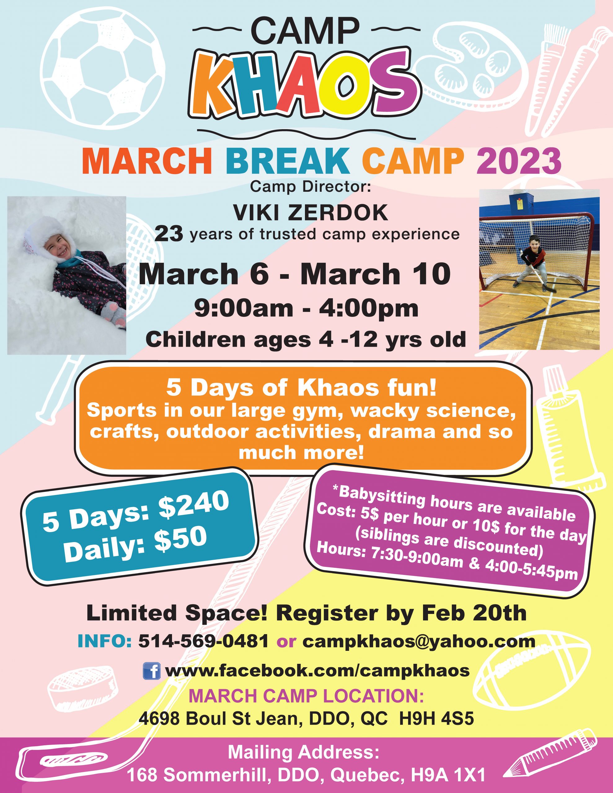 March Break - Camp Khaos